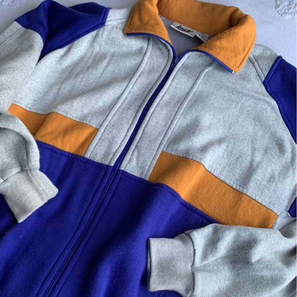 Vintage | Jackets & Coats | Vintage Color Block Jacket | Poshmark